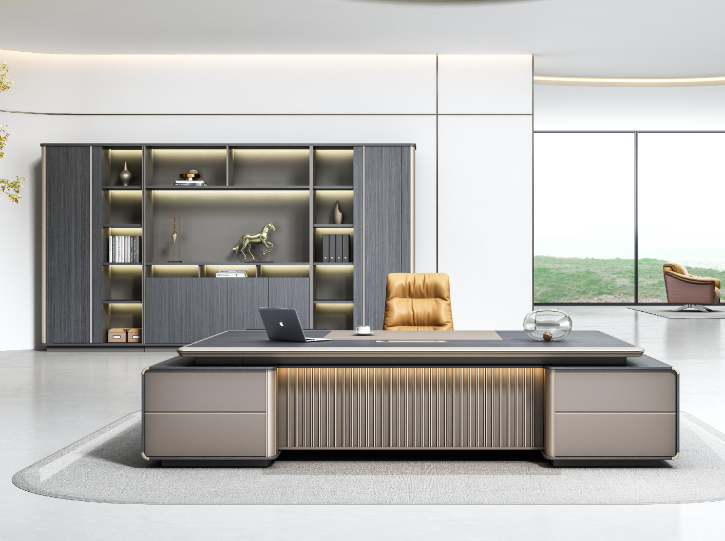 Revolutionizing Workspace Elegance with Modern Office Desk Designs at ...